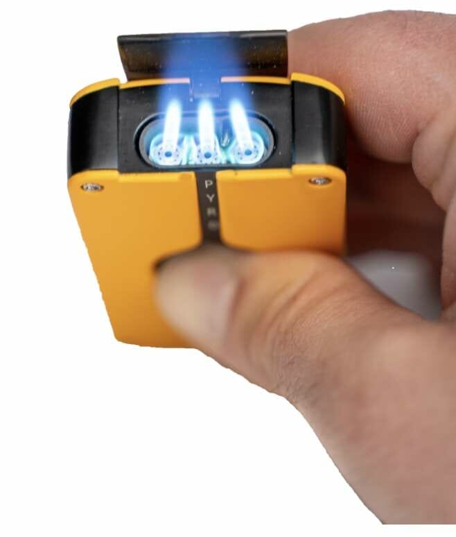 Pyro Putty TRI-FLAME Butane Lighter | Phone Skope