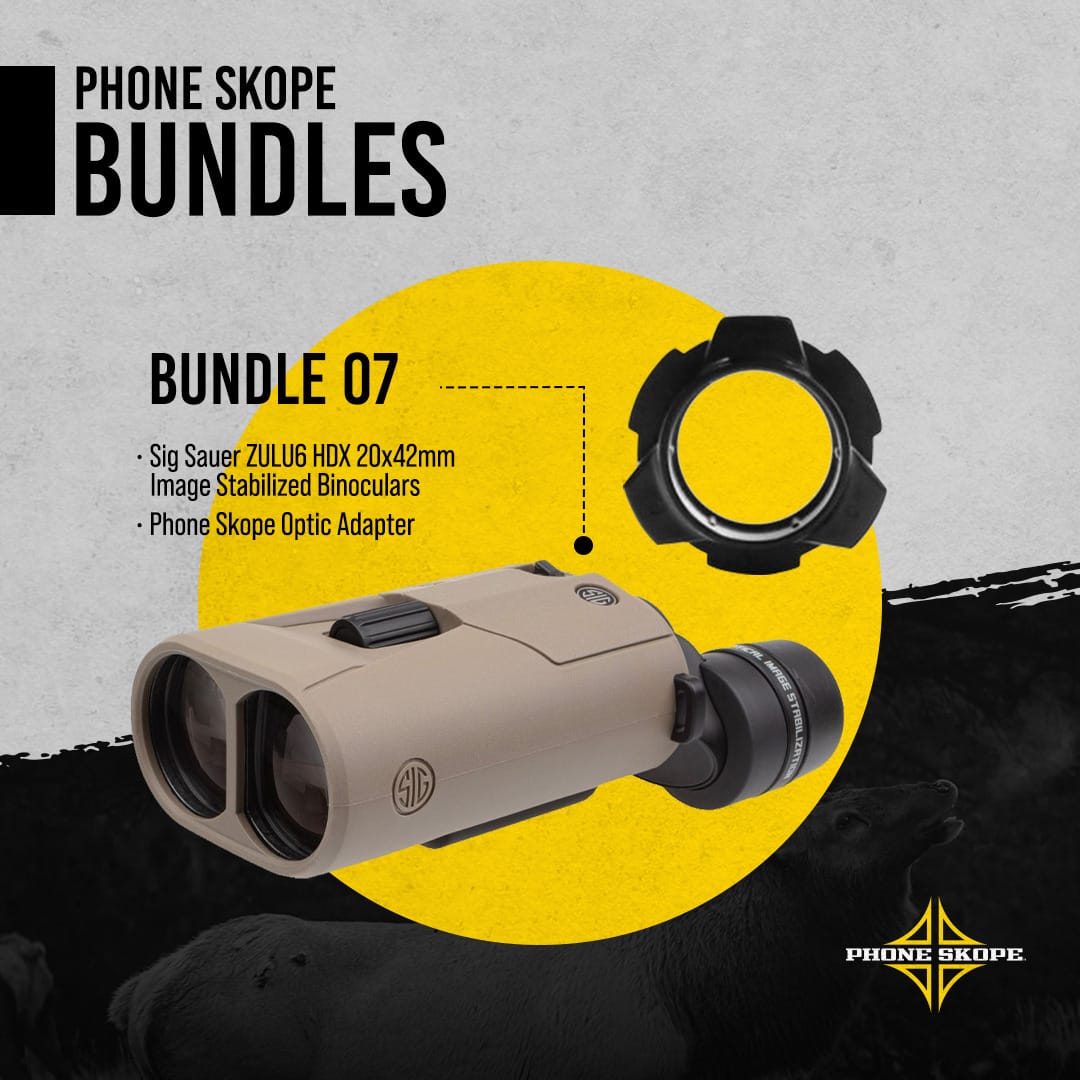 Sig Sauer 20x42mm W/ Phone Skope Adapter | Phone Skope
